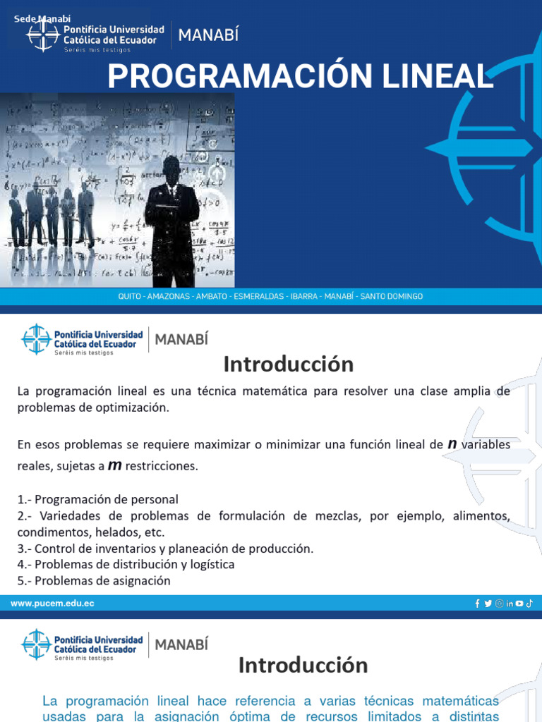 1.-Programación Lineal MAx 2022 | PDF | Programación lineal | Optimización Matemática