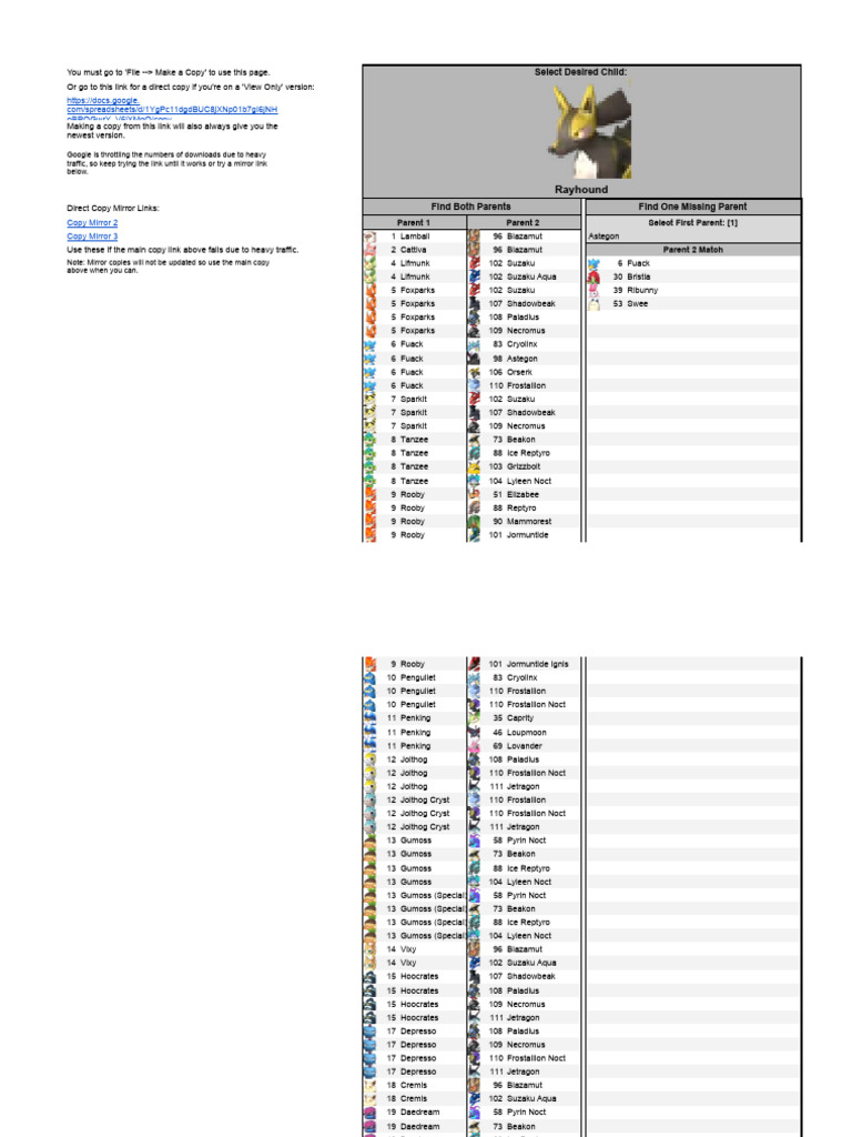 Cópia de Palworld - Breeding Combinations and Calculator (v1.3-005 ...