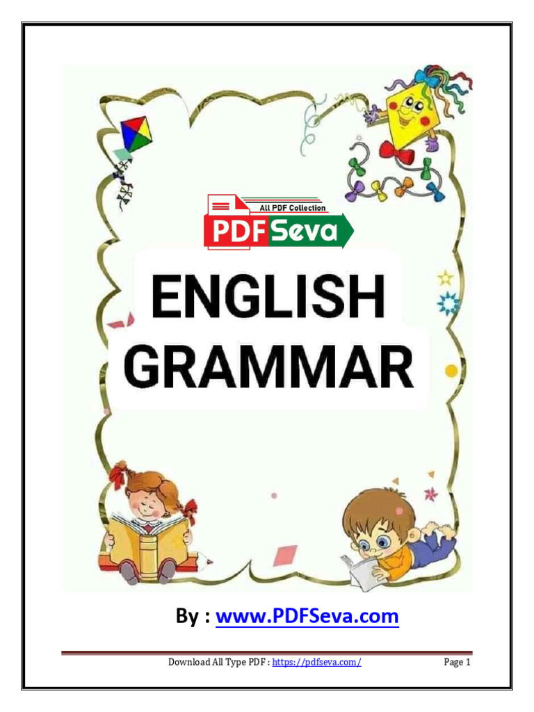 English Grammar With Pictures PDF | PDF