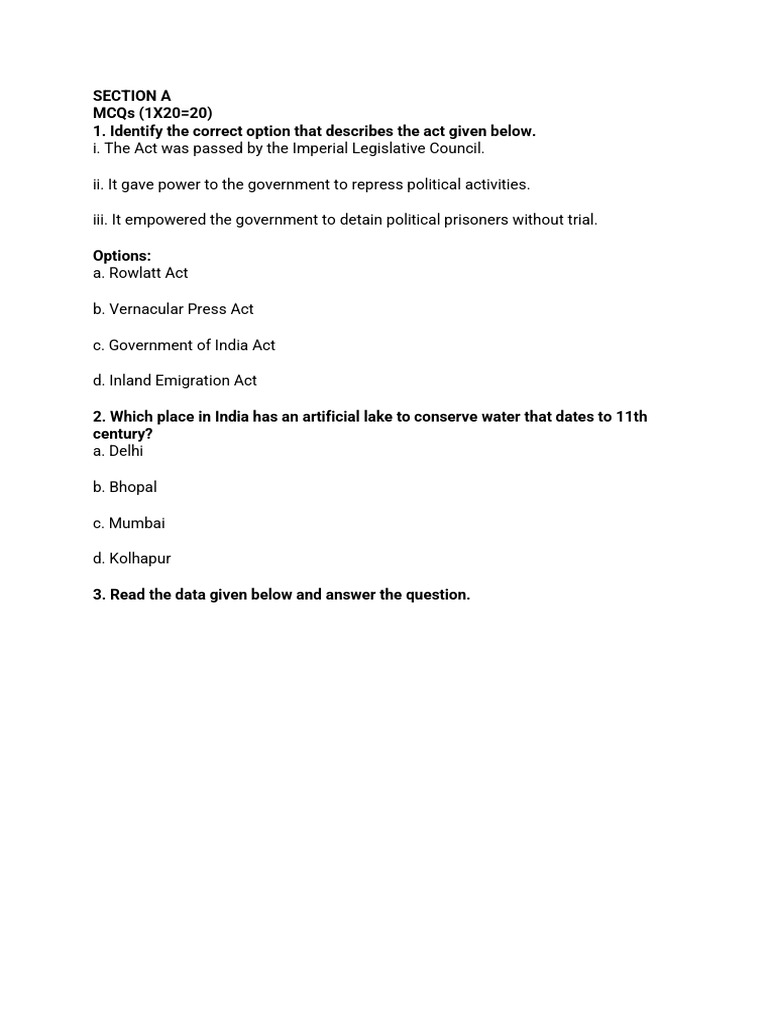 SST Ample Paper | PDF