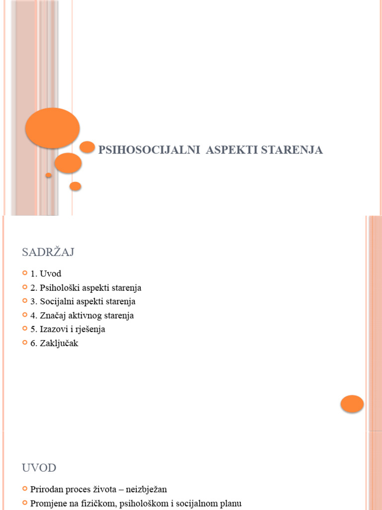 PS Aspekti Starenja | PDF