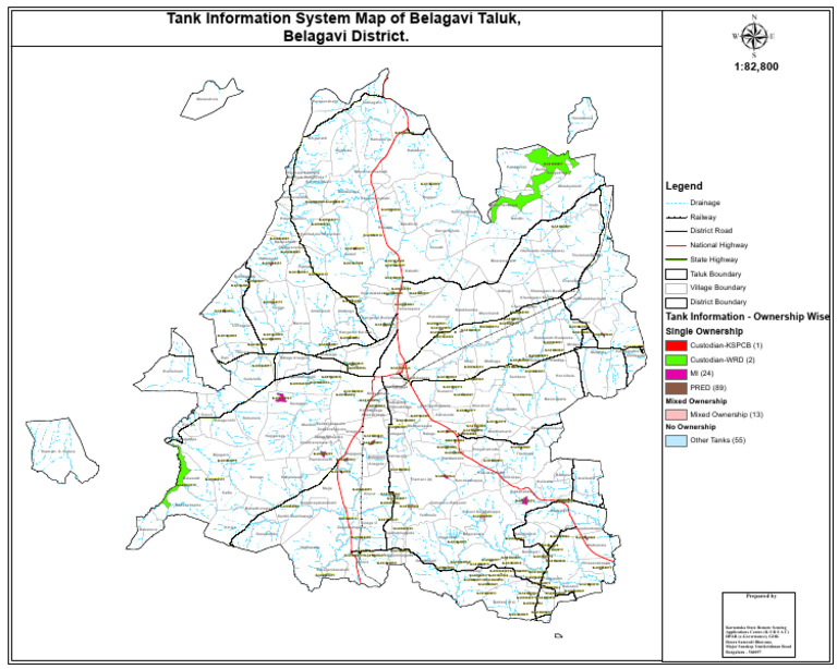 Belagavi District Taluk Map Overview | PDF