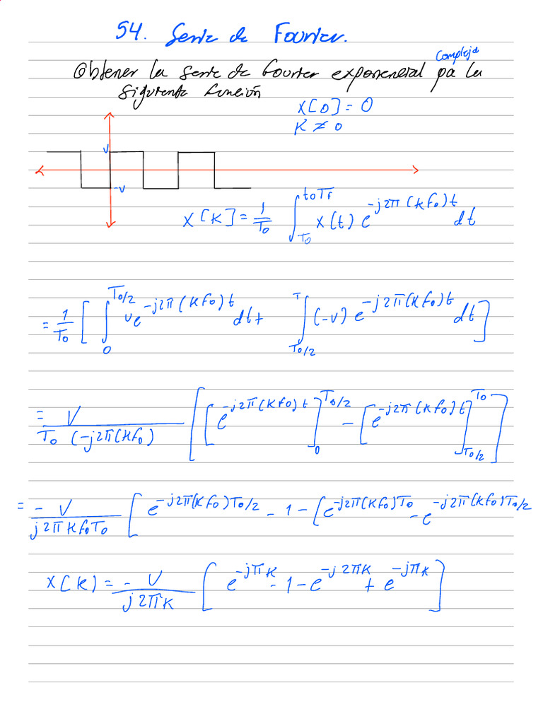 54. Serie de Fourier | PDF