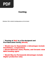 Types of Pattern Allowances in Casting | PDF | Casting (Metalworking ...