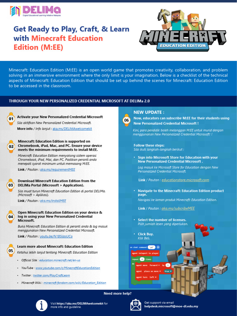 Poster MinecraftEdu | PDF | Minecraft | Computing Platforms