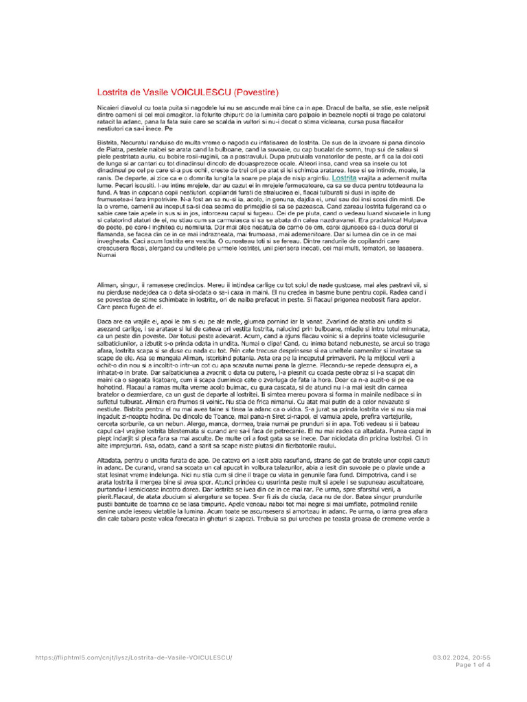 Lostrita-de-Vasile-VOICULESCU - Radoanevalentinpetre - PDF Online ...