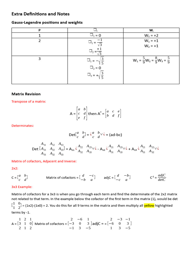 FE Sheet Extra Definitions | PDF FE Sheet Extra Definitions | PDF