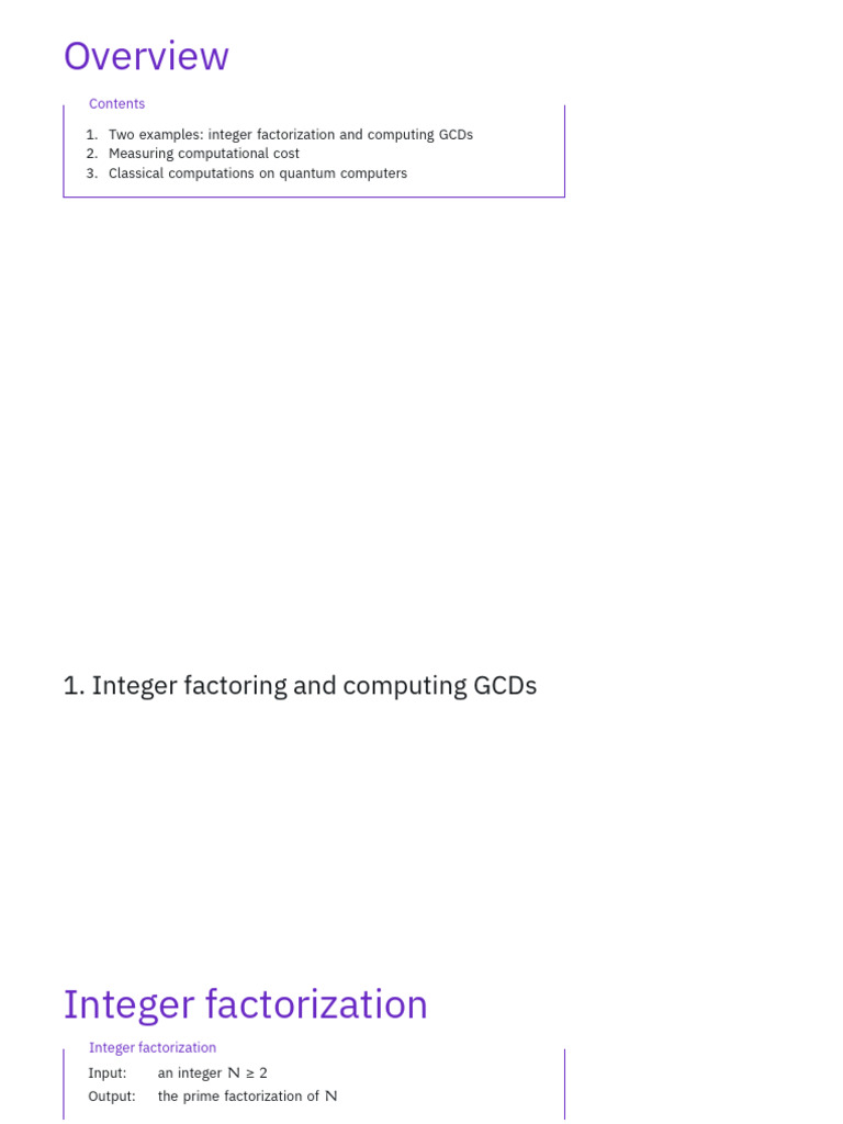 Lecture 4.2 - Foundations of Quantum Algorithms | PDF | Time Complexity | Prime Number