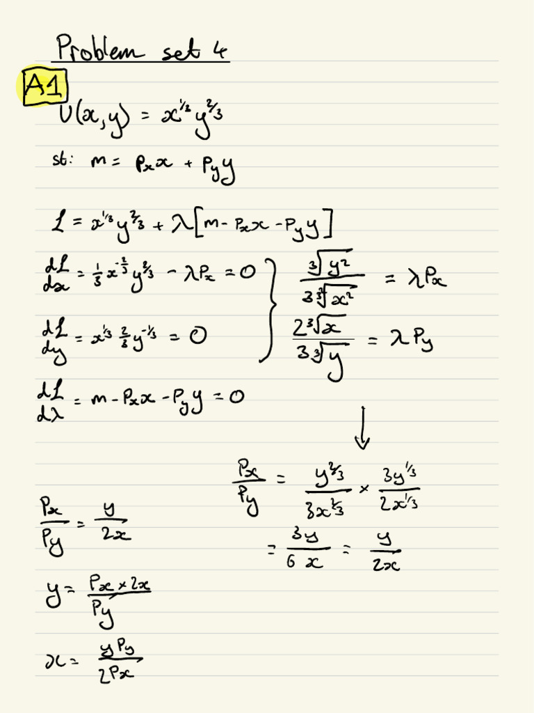 Economic Problem Set 4 Solutions | PDF
