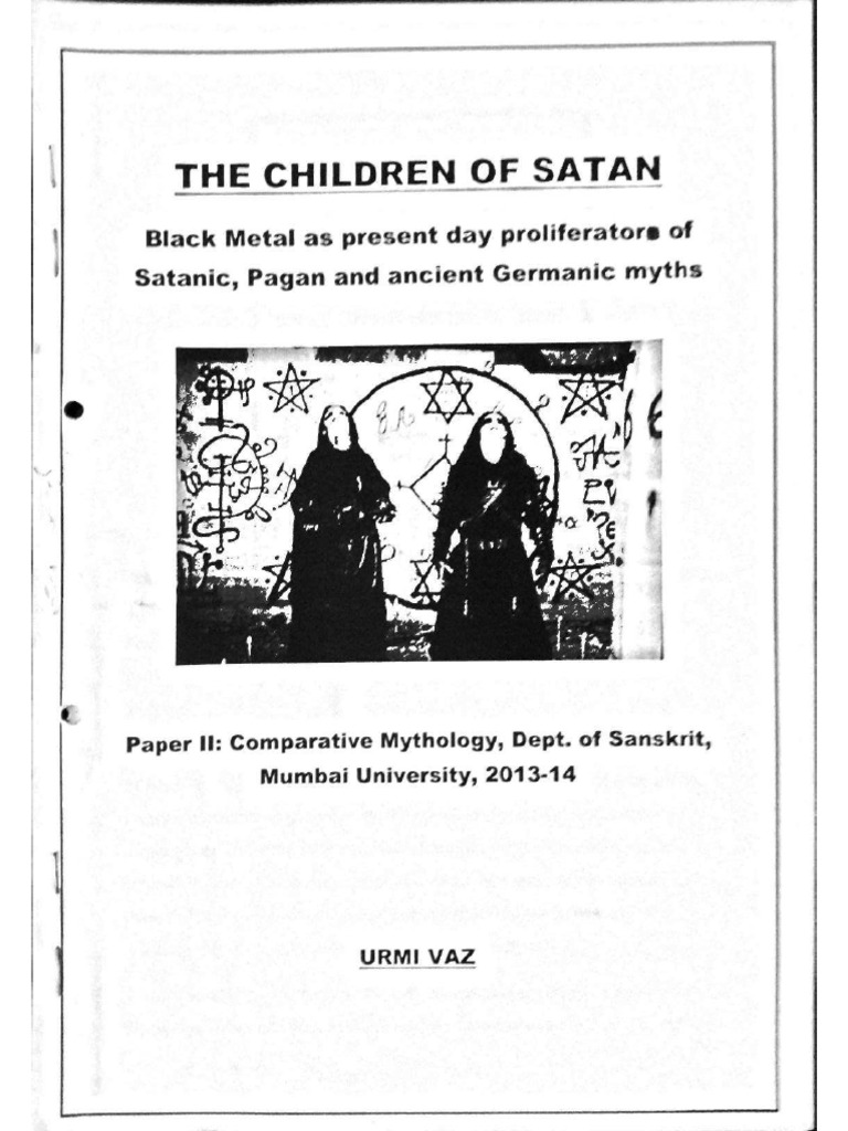The Children of Satan Black Metal As Pre | PDF