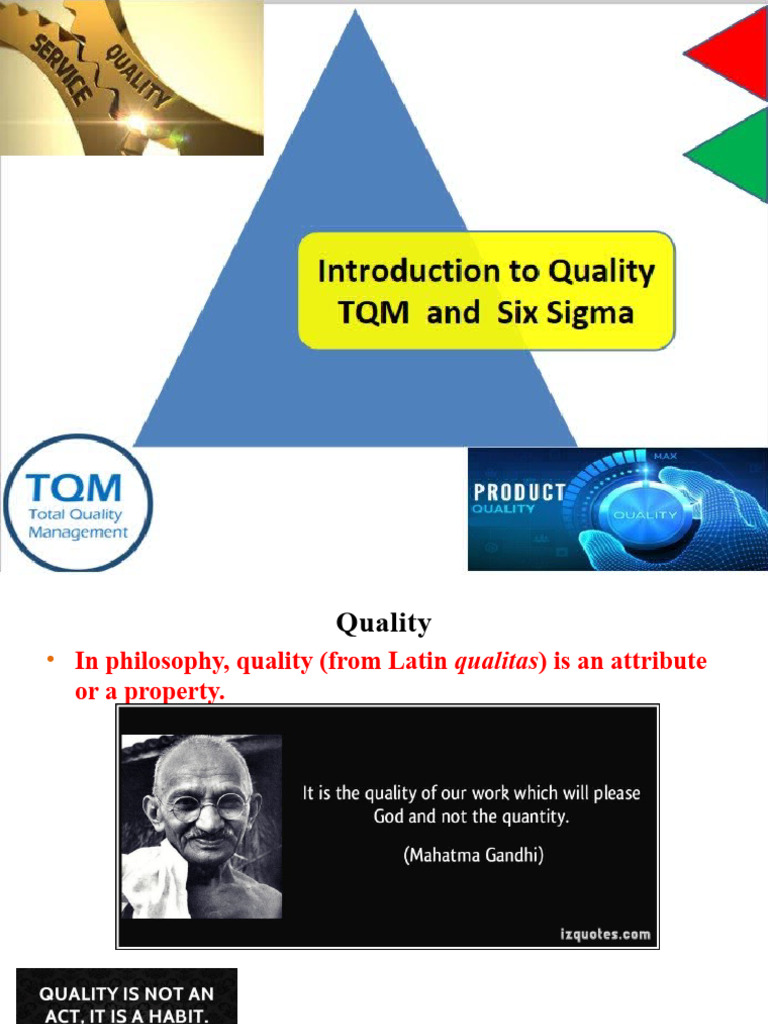 3.TQM-Operations Management | PDF | Six Sigma | Lean Manufacturing