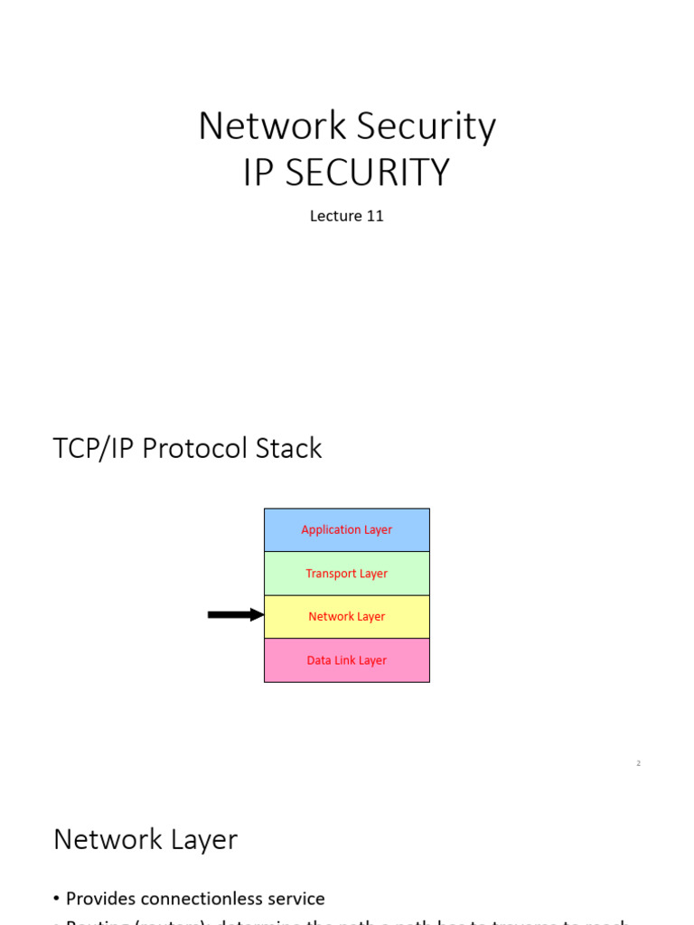 Lec 11 | PDF | Internet Protocols | Computer Network
