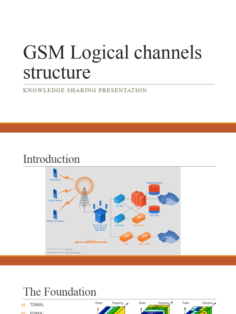 GSM Logical Channels Structure | PDF | Data Transmission | Mobile ...