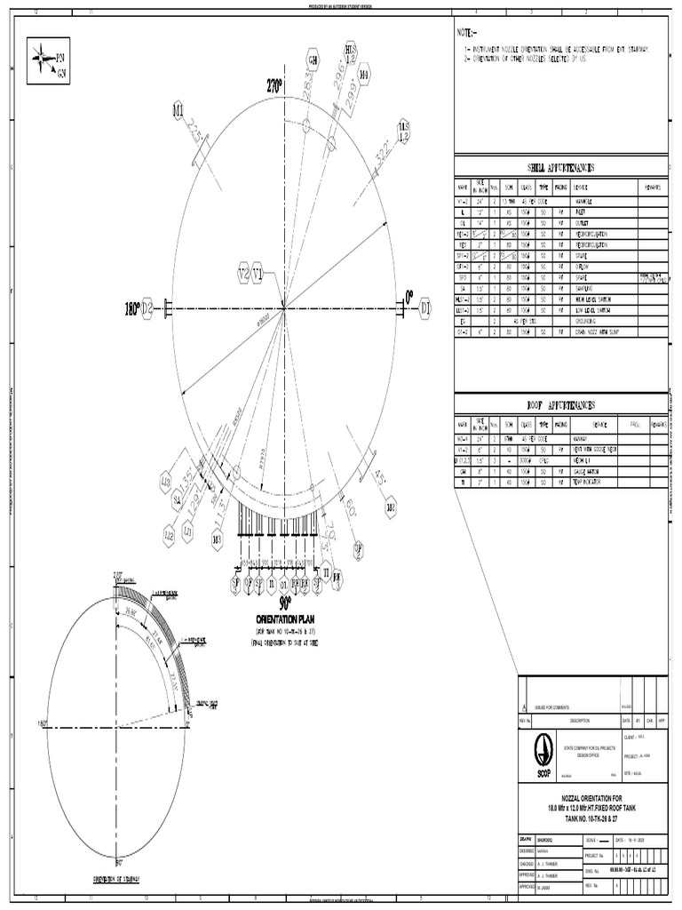 Oil Project Tank Orientation | PDF | Autodesk | Computer Aided Design