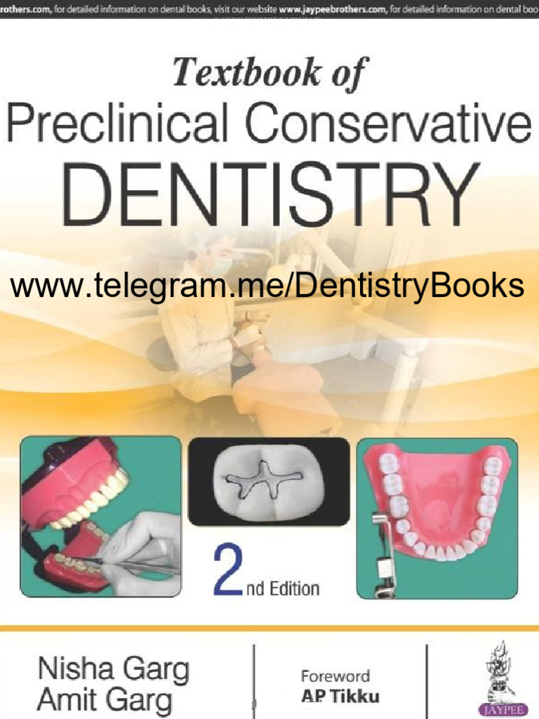 Textbook of Preclinical Conservative Dentistry | PDF | Dental Anatomy | Dentistry Branches
