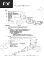 Ankle MMT | PDF | Foot | Anatomical Terms Of Motion
