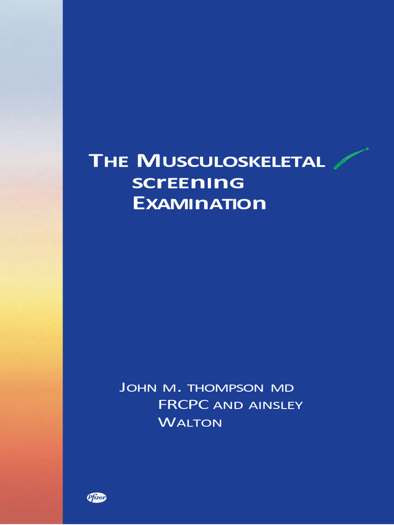 MSK Screening Examination | PDF | Elbow | Anatomical Terms Of Motion