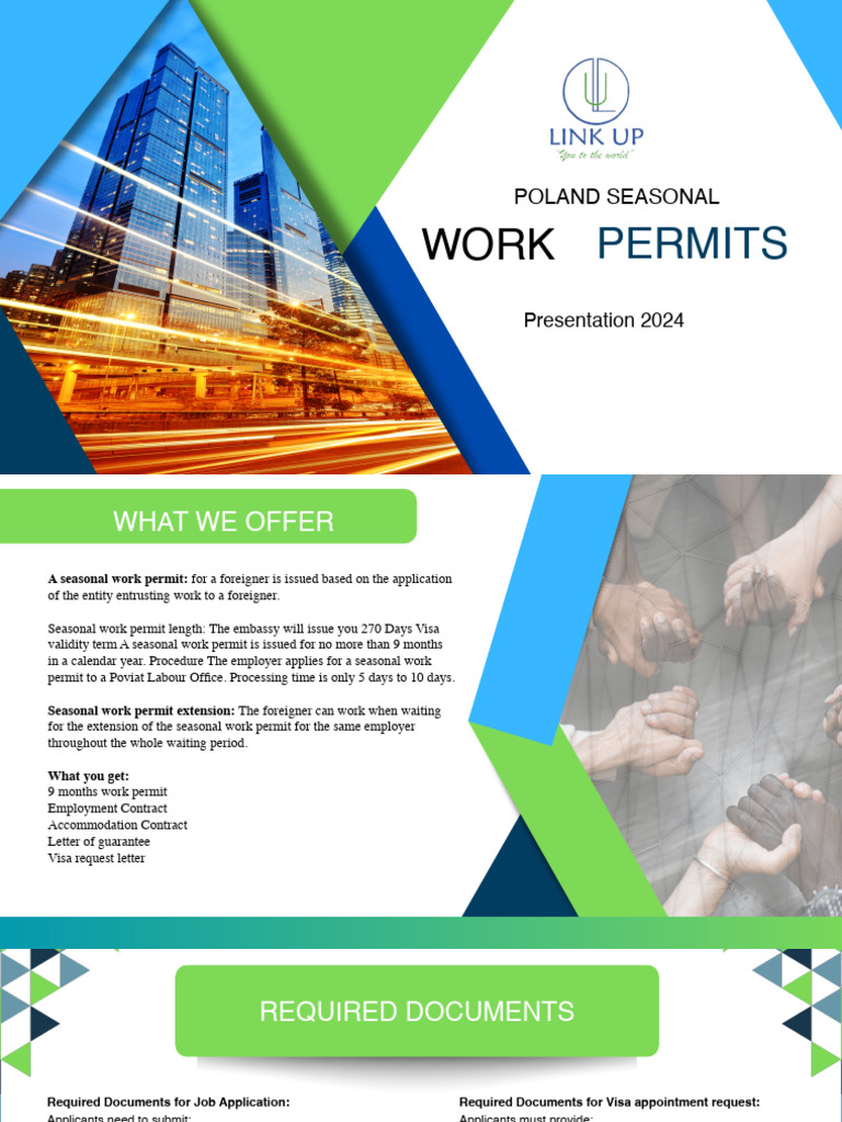 Poland Seasonal Work Permit Guide 2024 | PDF | Travel Visa | Passport