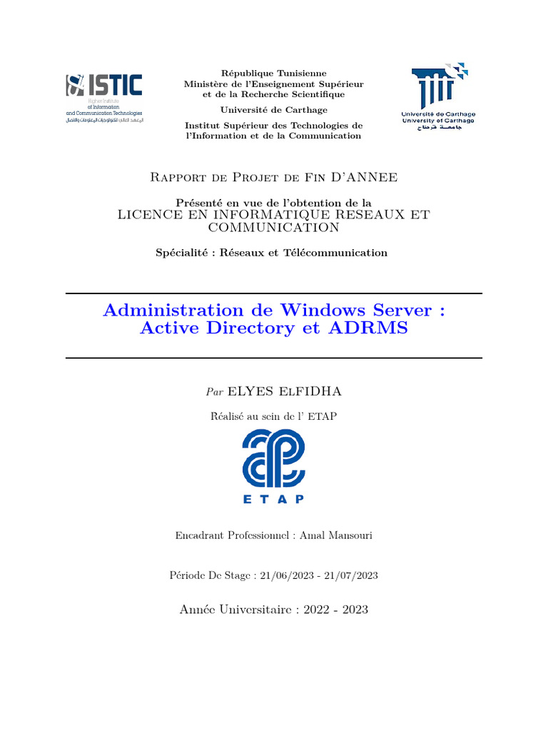 Rapport-PFA | PDF