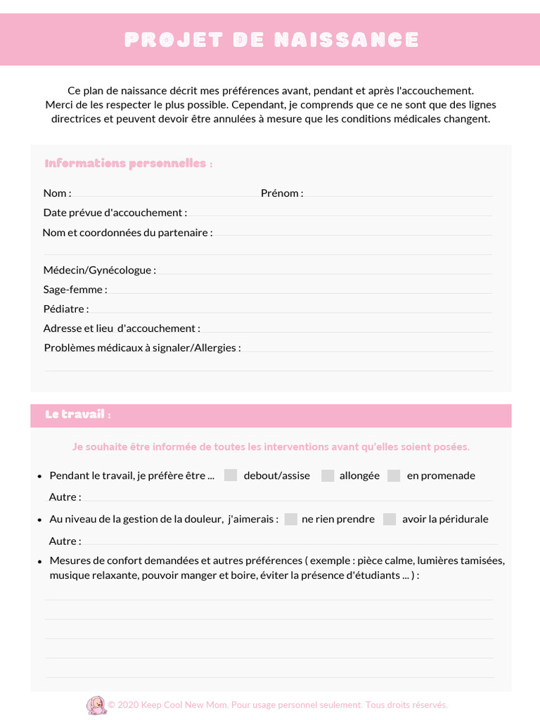 keepcoolnewmom-projet-de-naissance-exemple-2 | PDF