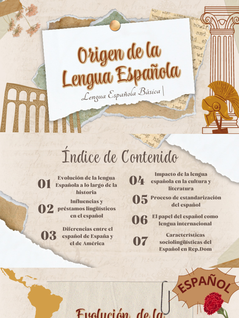Origen de La Lengua Española | PDF | Lengua española | Idiomas