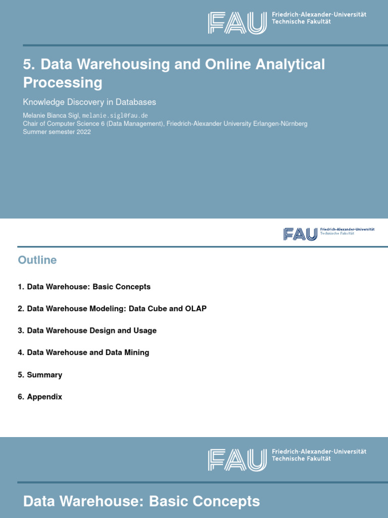 5-olap | PDF | Data Warehouse | Information Technology Management