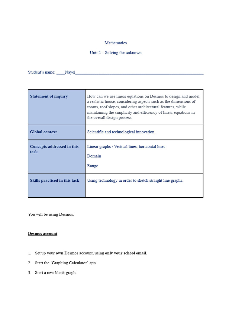 Desmos House Graphic Calculator | PDF | Line (Geometry) | Mathematics