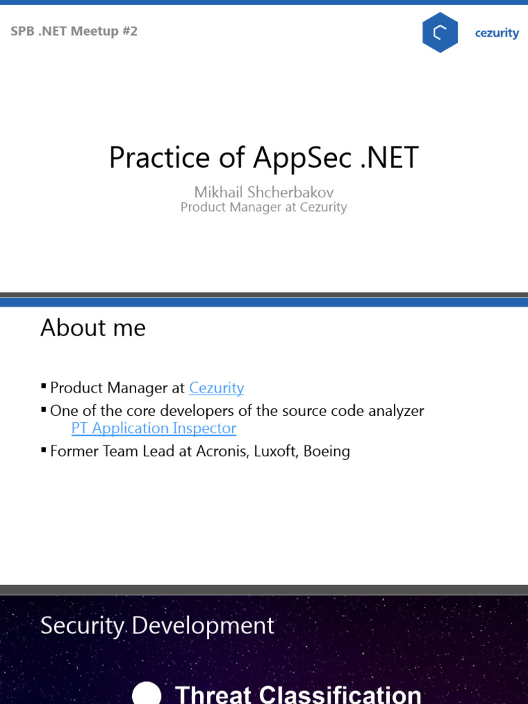 Practice of AppSec | PDF | Computer Architecture | Computer Data