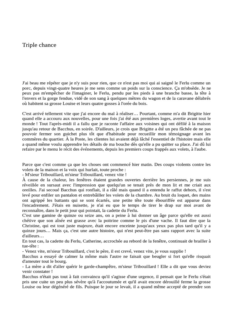 Triple Chance-1 | PDF