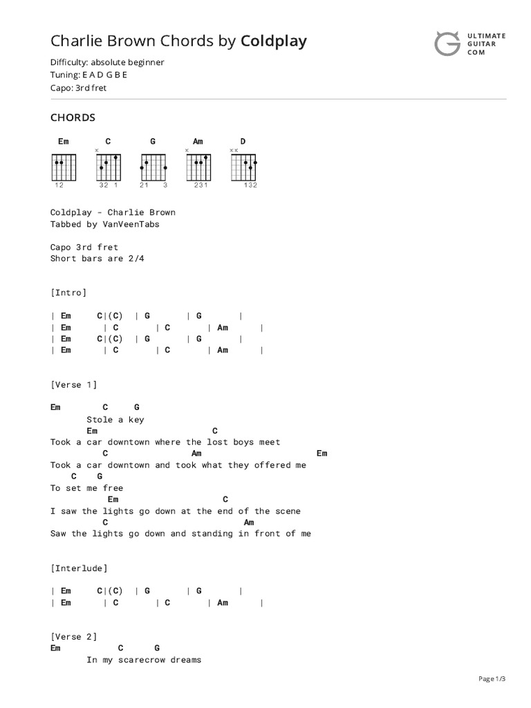 Charlie Brown tab | PDF
