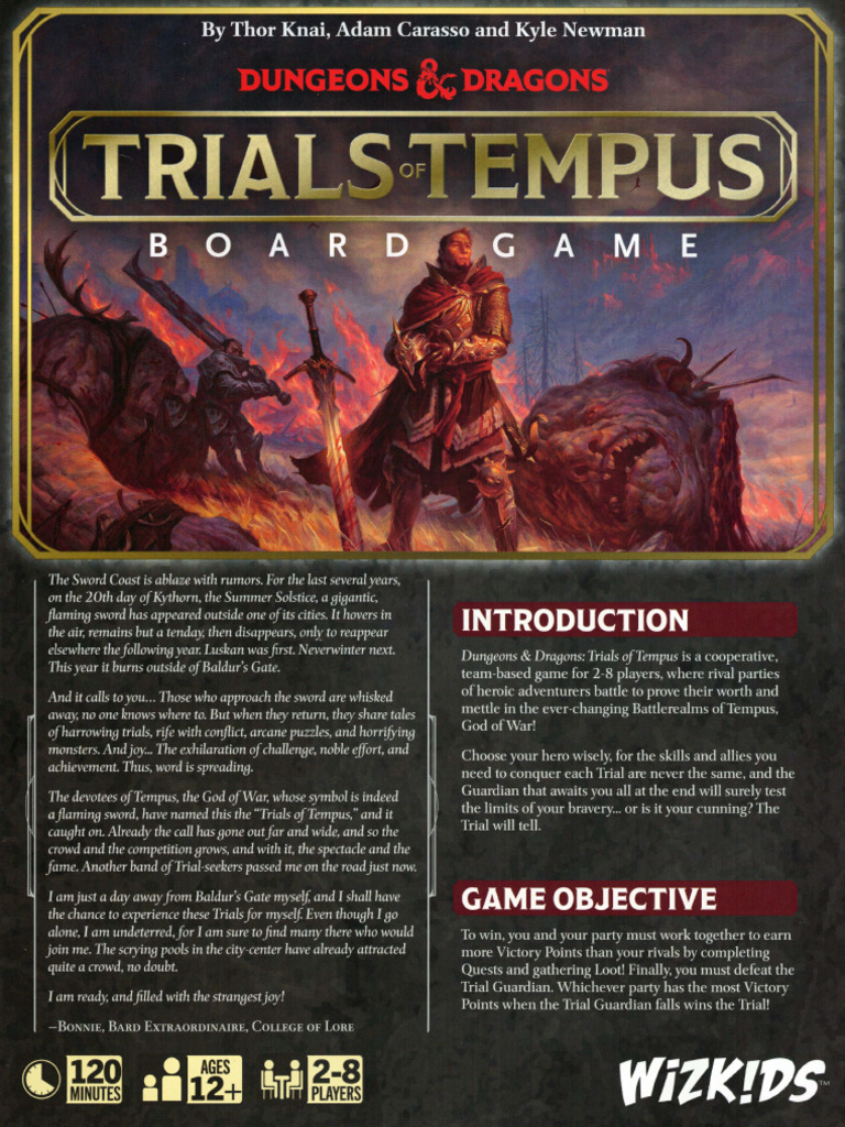 Trials of Tempus | PDF