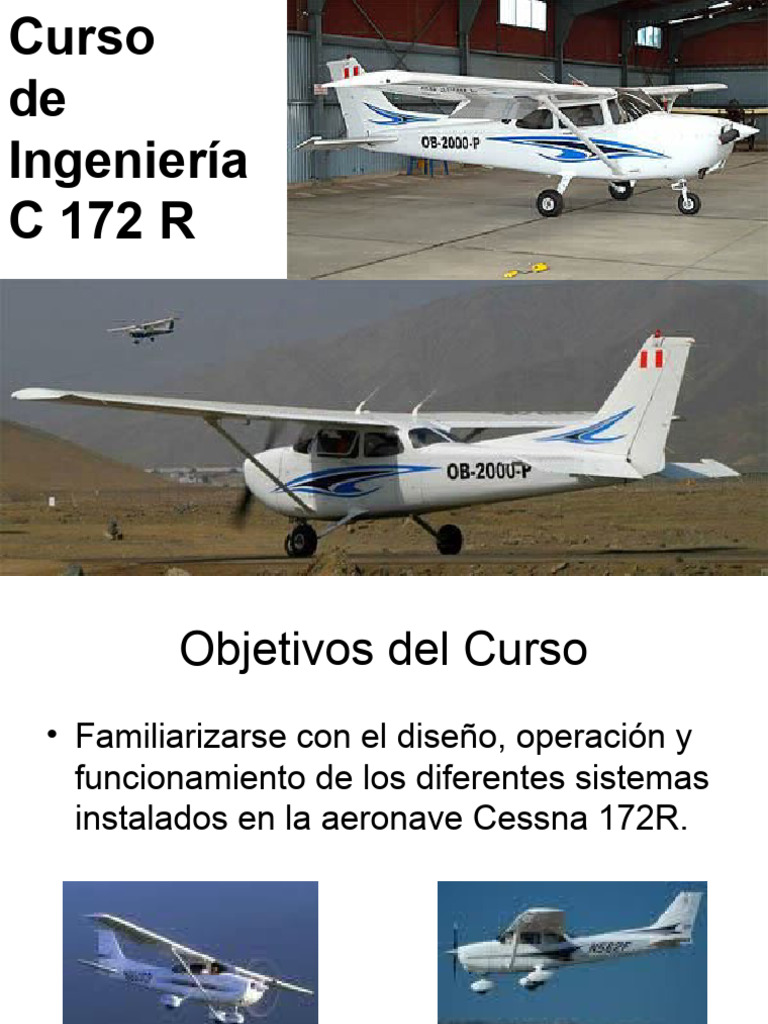 Curso de Ingenieria C172R | PDF | Tren de aterrizaje | Spar (Aeronáutica)