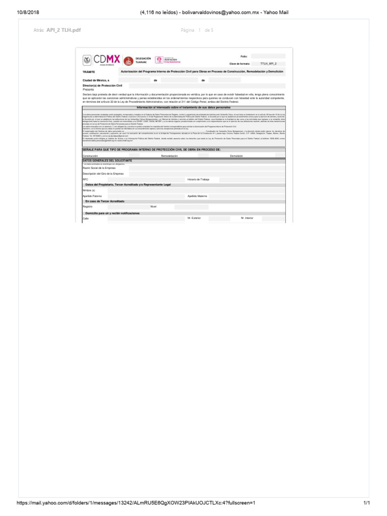 Formato PC | PDF | Ciudad de México | Gobierno