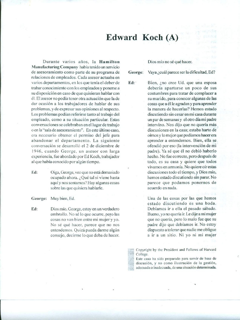 Edward Koch A | PDF