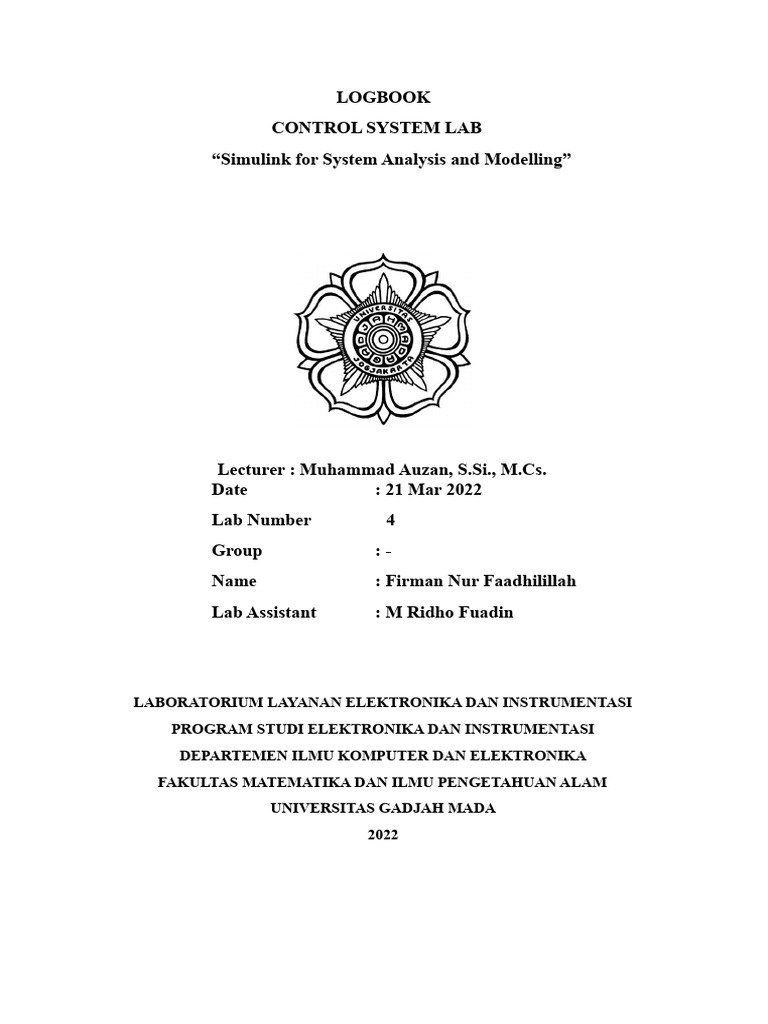 Firman Nur F - Logbook 4 | PDF | Computing | Electrical Engineering