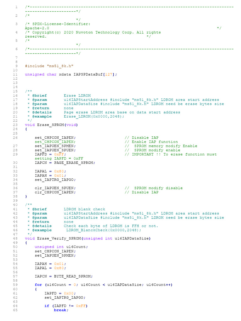 #Include "ms51 - 8k.h": Unsigned Char | PDF
