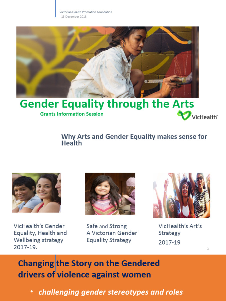 Gender Equality Through The Arts - Briefing Presentation | PDF