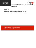 City & Guilds Plumbing Level 2 Exam Guide | PDF | Educational ...