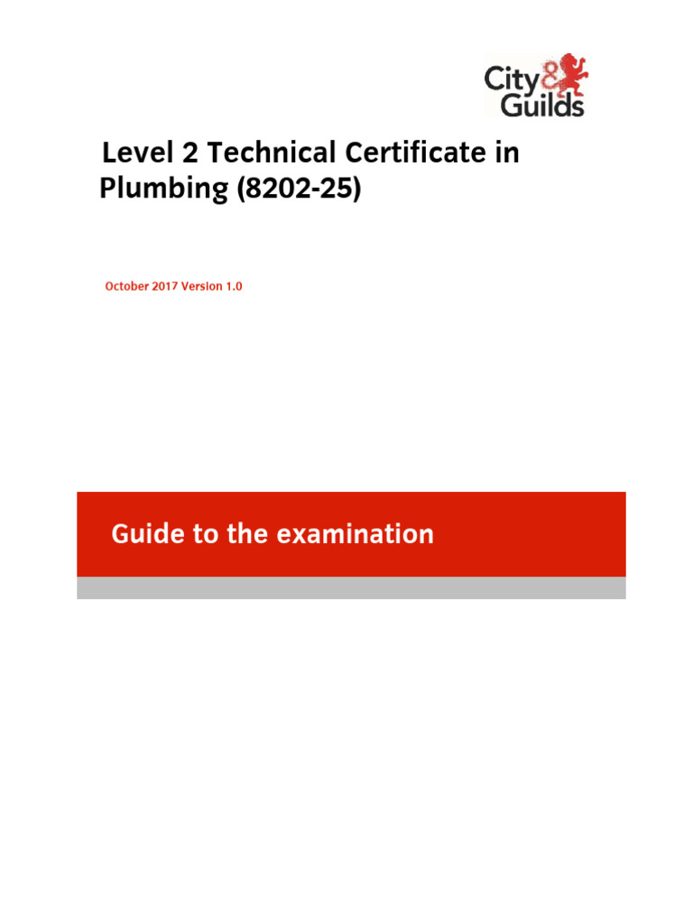 8202-25 l2 Plumbing Exam Guide v1-0-PDF - Ashx | PDF | Educational ...