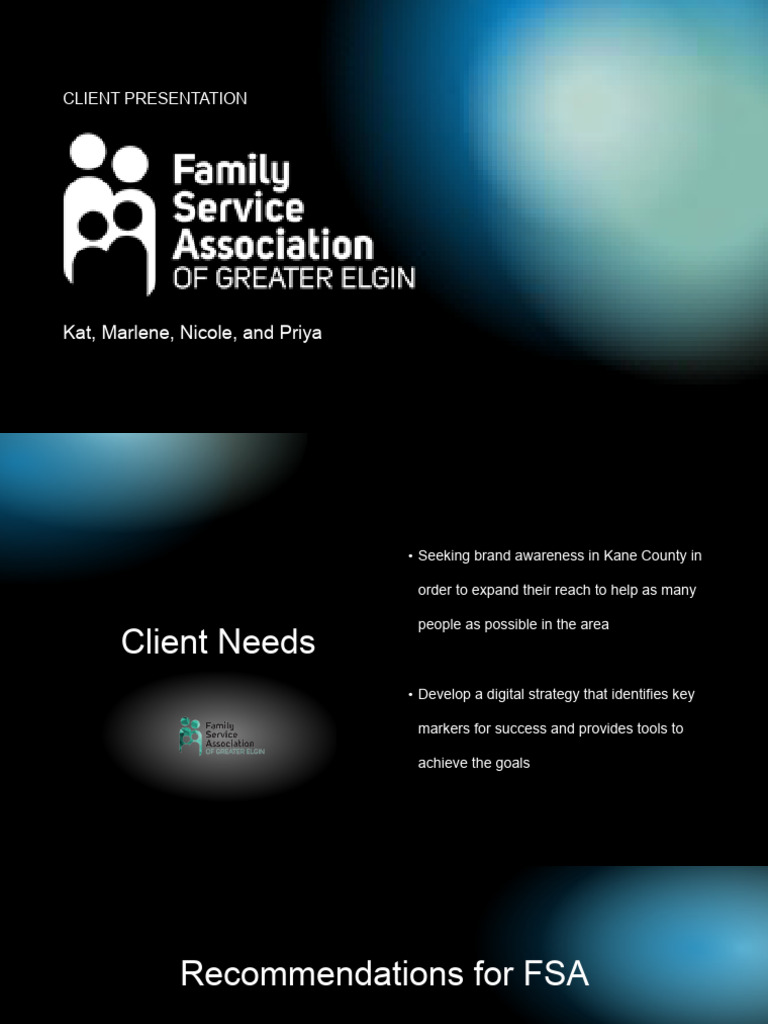 Fsa Final Client Presentation | PDF