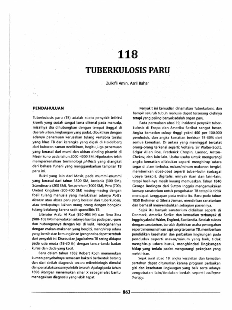 Tuberkulosis Paru | PDF