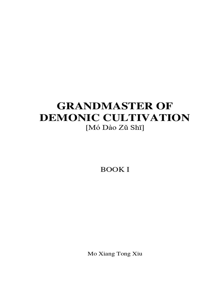 Grandmaster of Demonic Cultivation Book 1 (PDF) | PDF