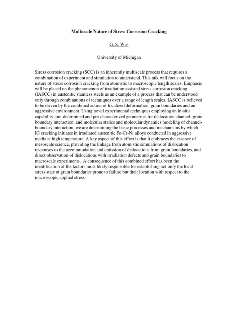 Session C3 Electrochemomechanics in Cracking | PDF | Fracture Mechanics ...