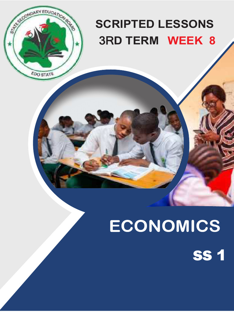 Economics Ss 1 3rd Term Week 8 | PDF | Retail | Teaching Method
