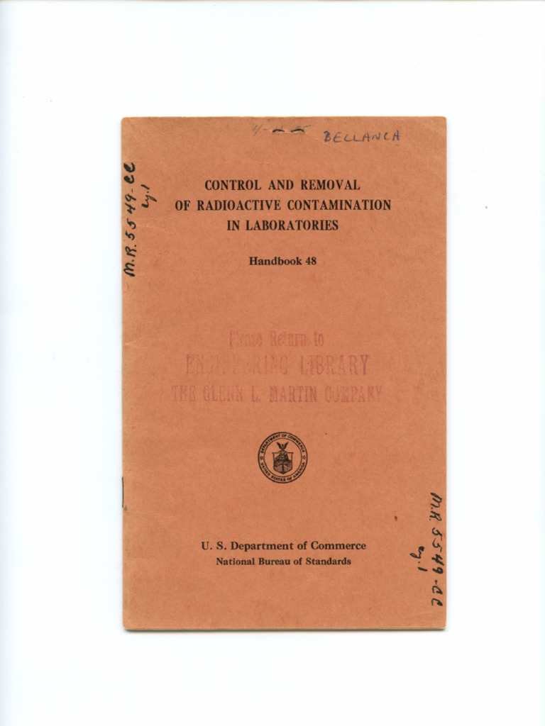 Control and Removal of Radioactive Contamination Handbook 48 | PDF