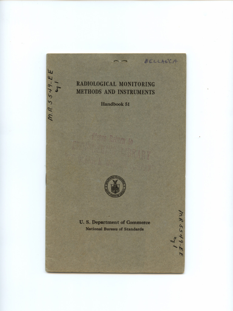 Radiological Monitoring Handbook 51 | PDF