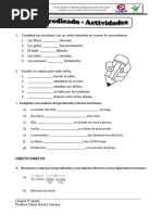 Palabras Terminadas en - Ción/ - Sión | PDF