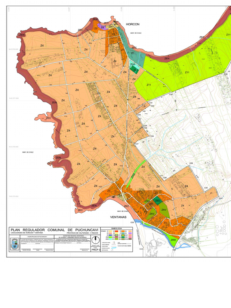 Plano Regulador Horcón Ventanas | PDF
