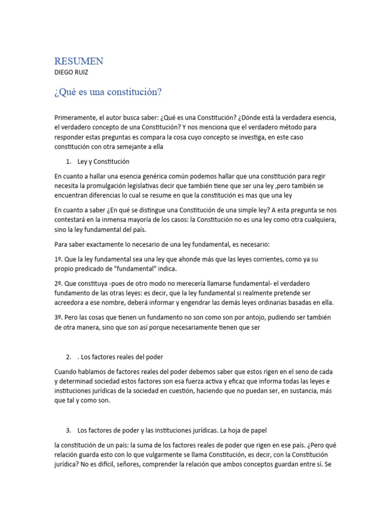 Qué Es Una Constitución | PDF | Política | Derecho