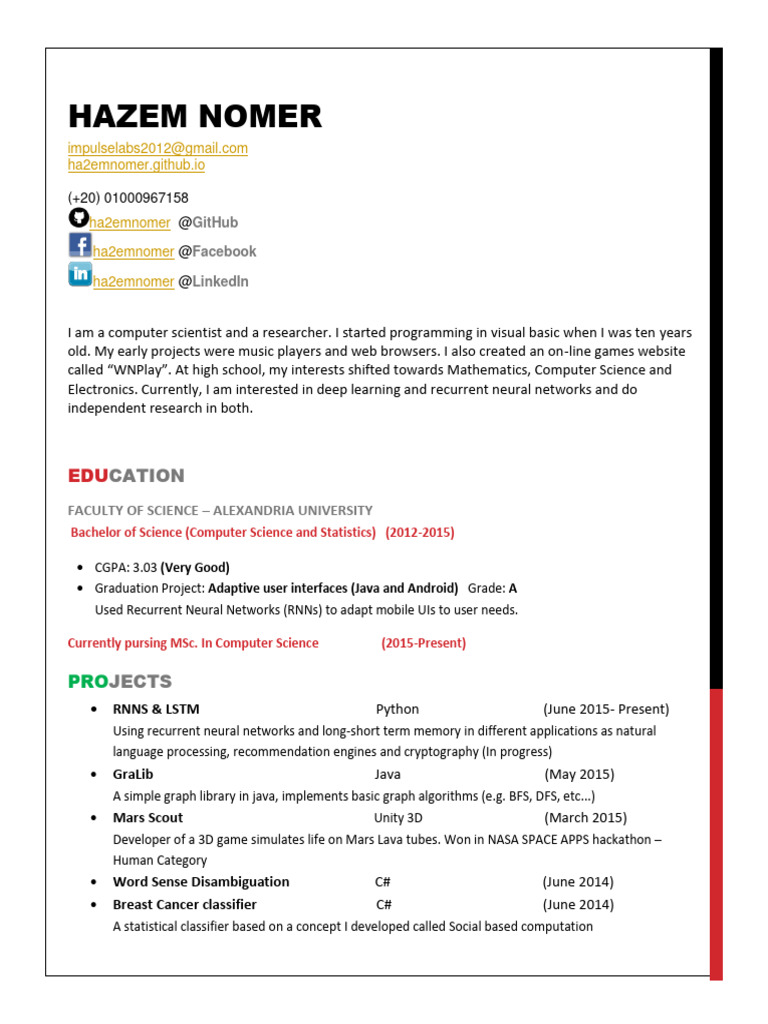 01-cv HAZEM AHMED | PDF